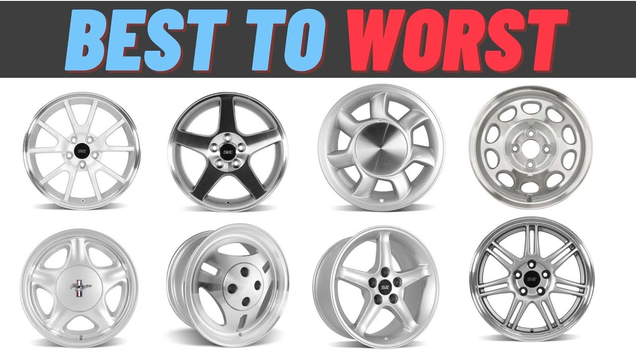 FROM THE BEST TO THE WORST STOCK MUSTANG RIMS FOR YOUR FOXBODY - YouTube