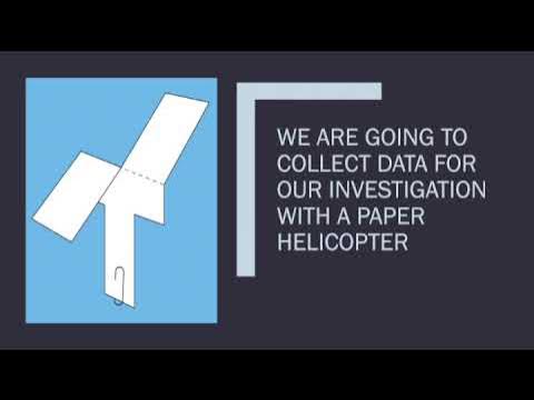 Paper Helicopter Investigation - YouTube