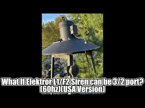 What if Elektror L1/F2 siren can be 3/2 port ratio? - YouTube