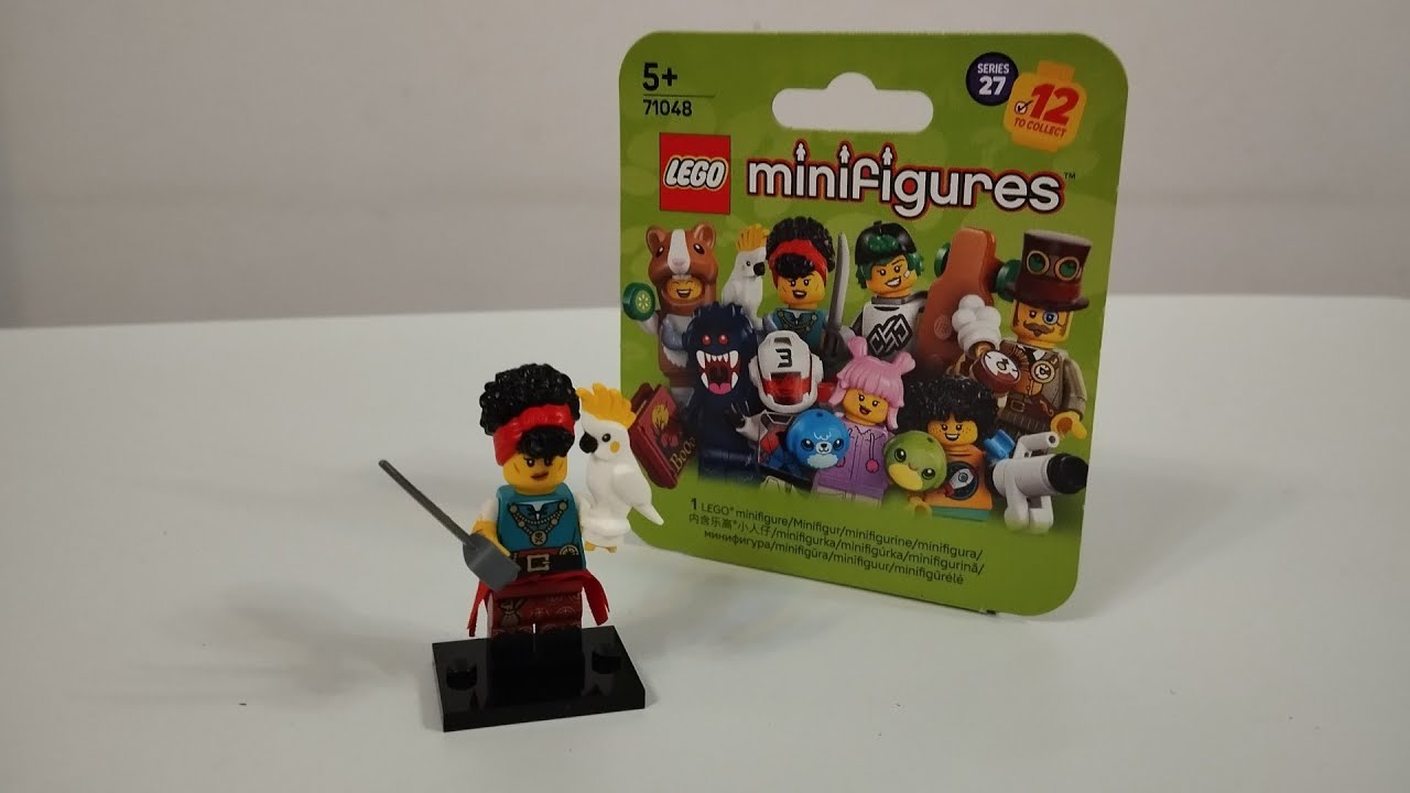 Lego minifigurki seria 27 piracka kwatermistrzyni i papuga kakadu ...