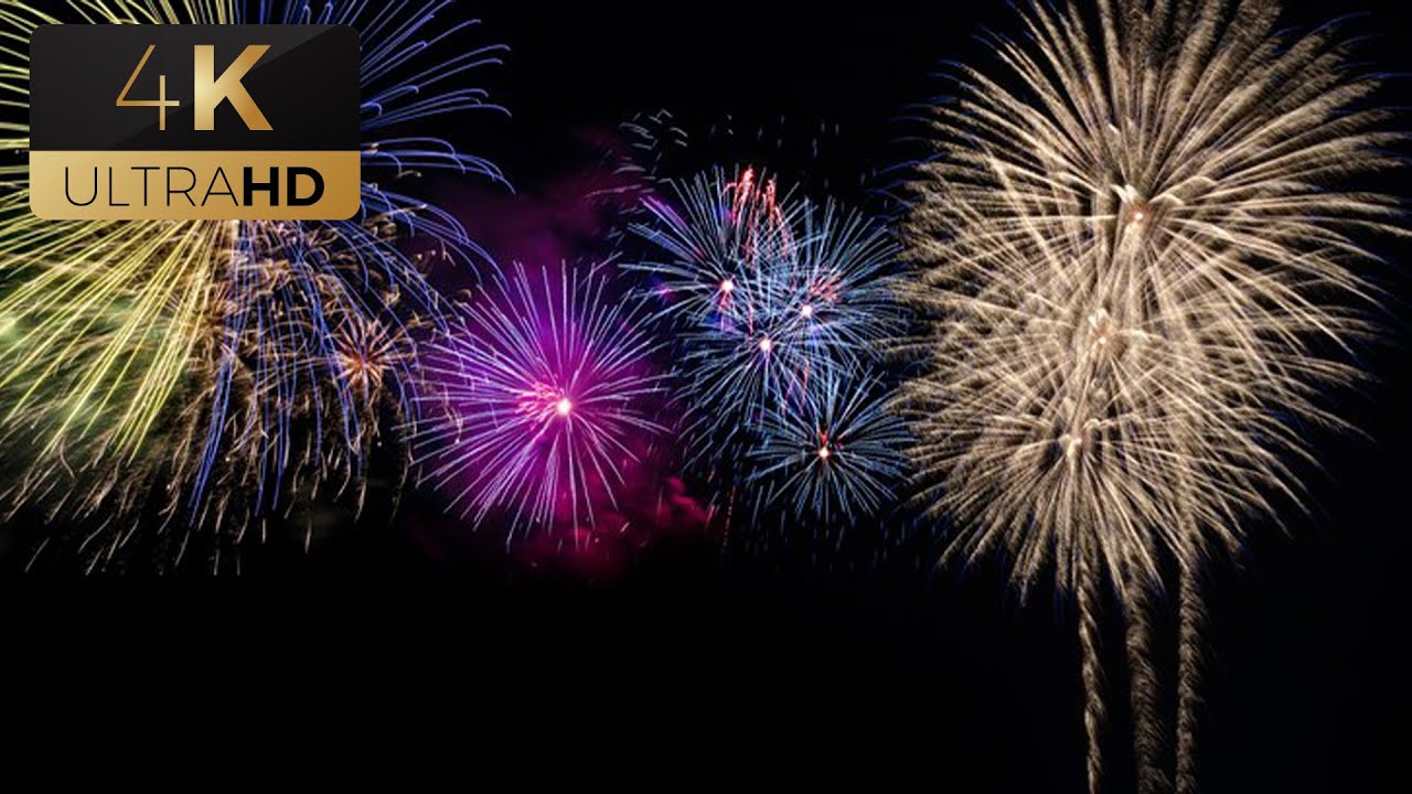 Best Fireworks video with Sound Effect, Real Sound & Footage Fireworks ...