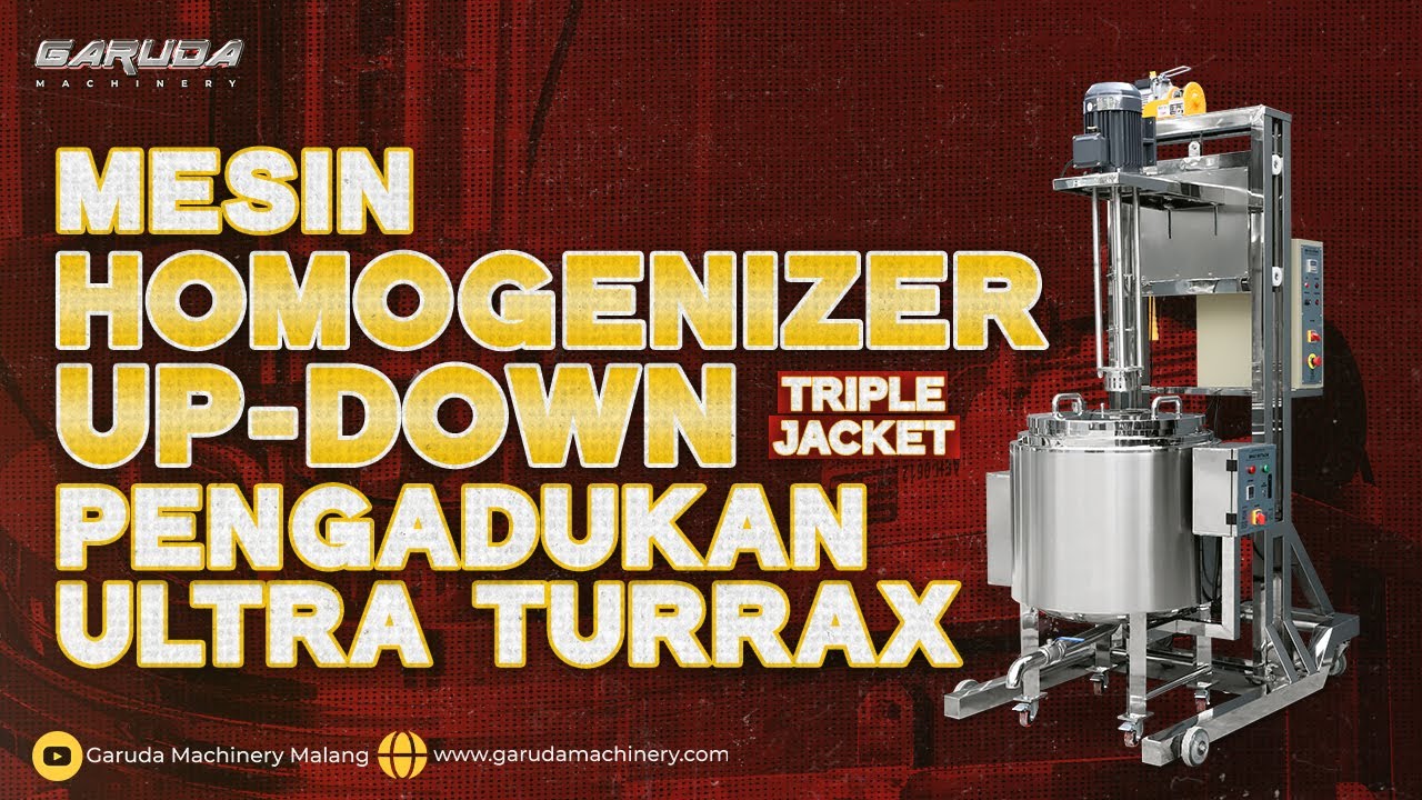 Mesin Homogenizer Up Down UltraTurrax - Mesin Andalan untuk Menciptakan ...