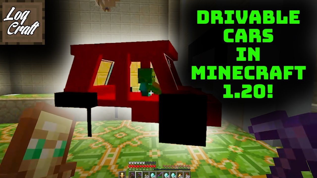Cars in Minecraft 1.20! Diamonds, Pranks, and DRIVING! - YouTube