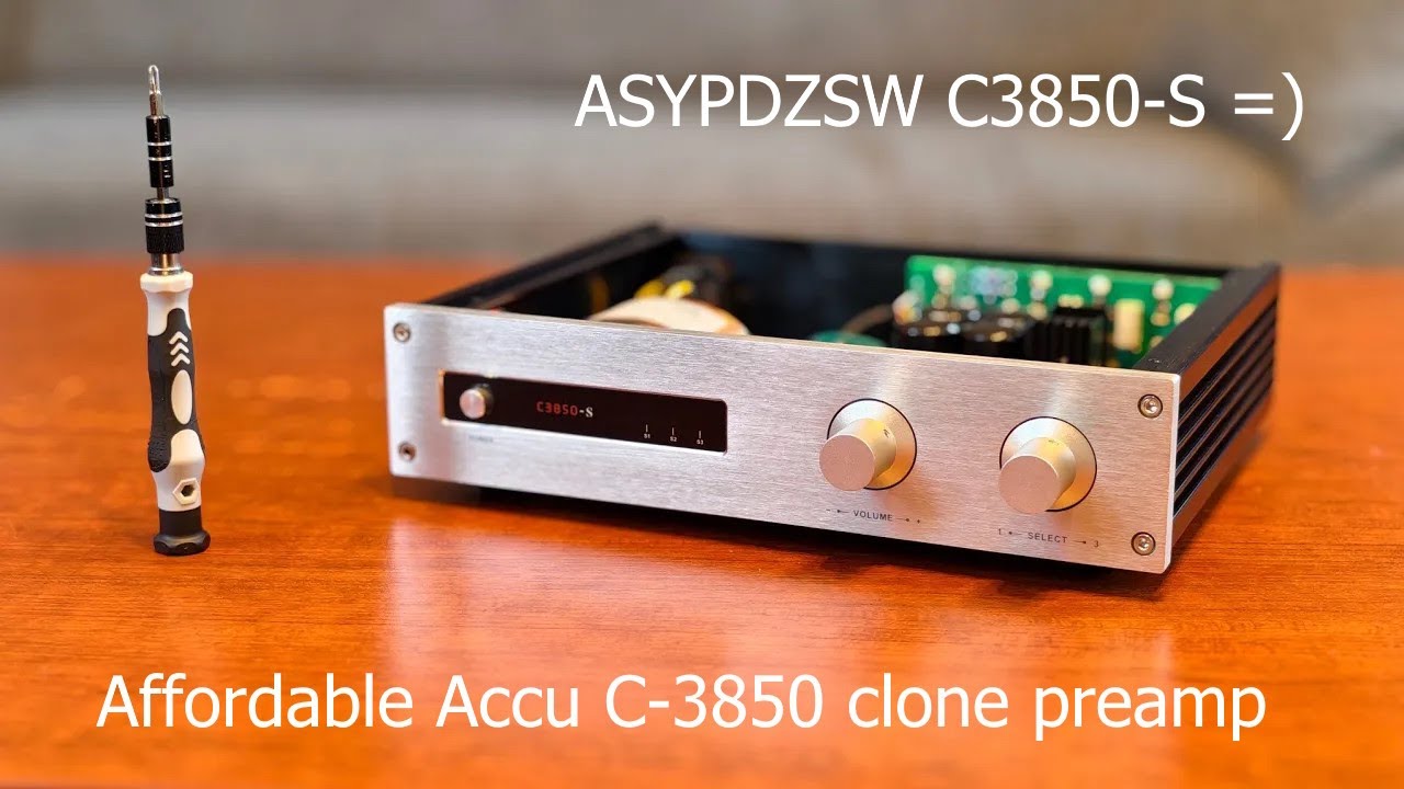 ASYPDZSW C3850-S: Dirt cheap Accuphase based preamplifier clone first ...