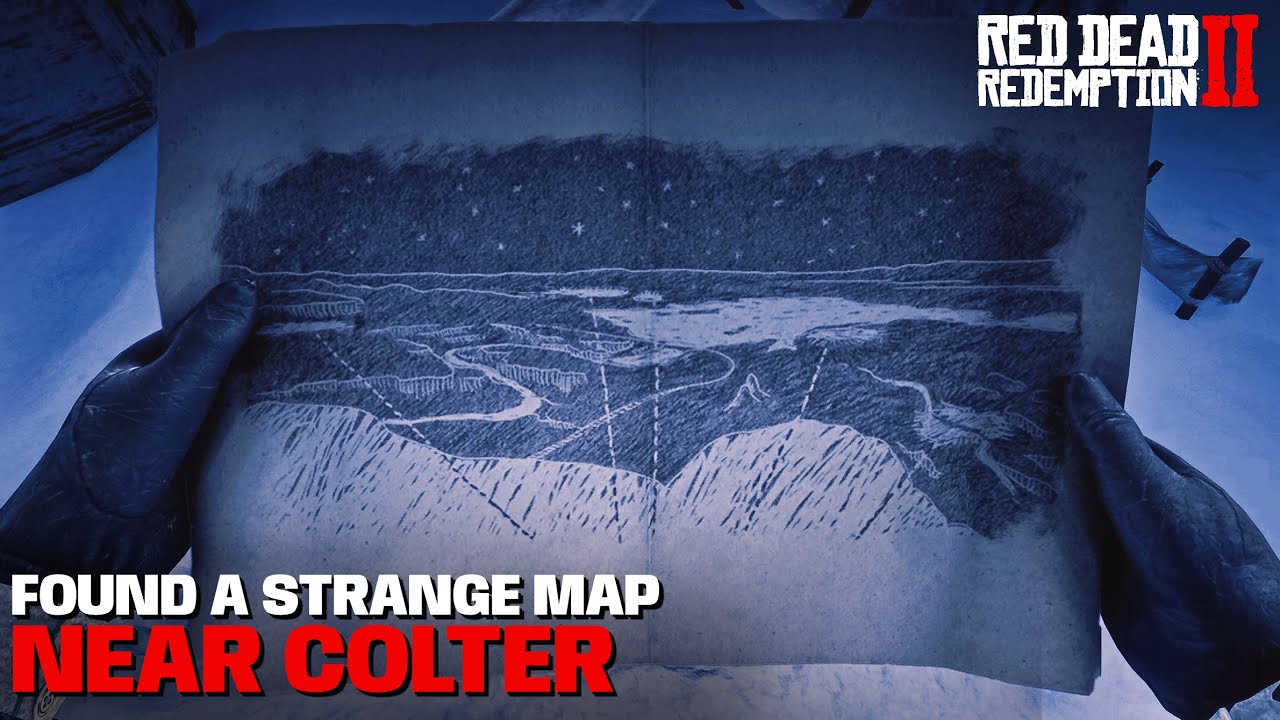 Found a Strange map near Colter in Red Dead Redemption 2 | Playing RDR2 ...