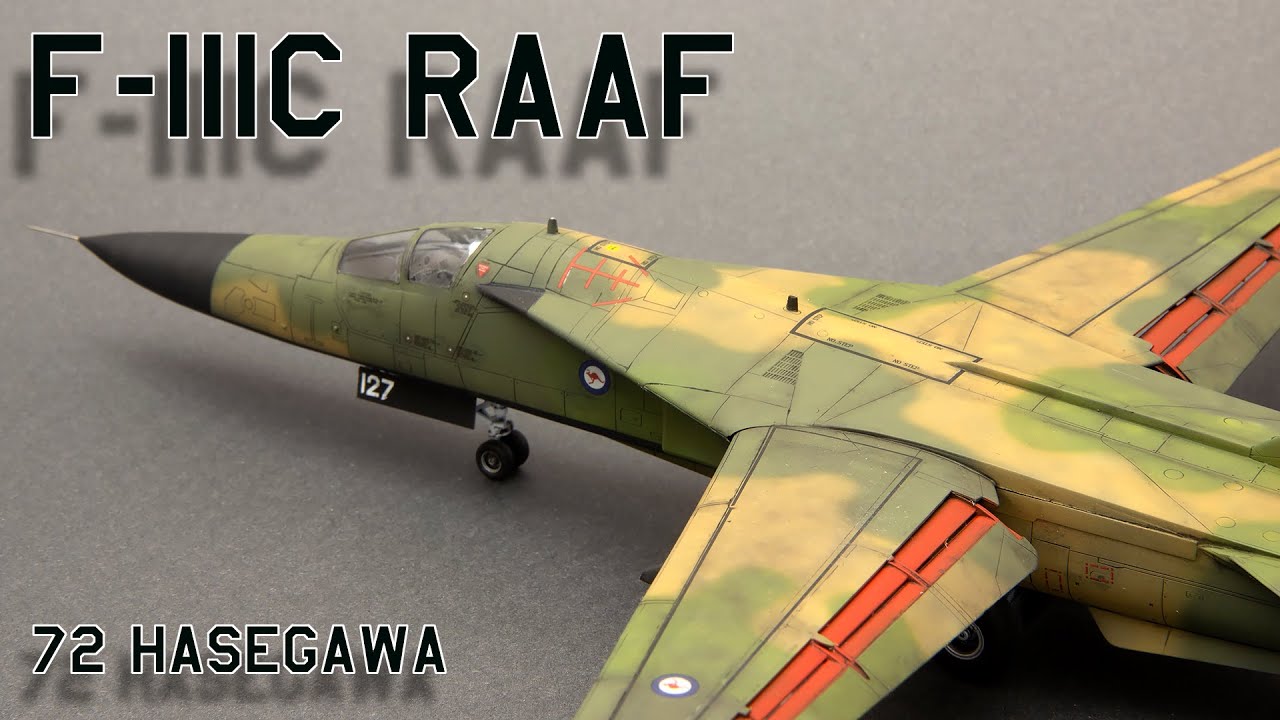 GENERAL DYNAMICS F-111C AARDVARK RAAF 1/72 Hasegawa Model Kit Full ...