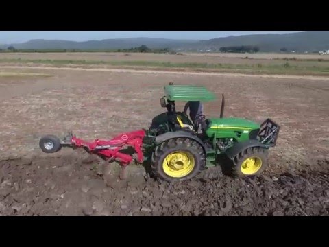 John deere 5095 & Pars pulluk tarla sürümü