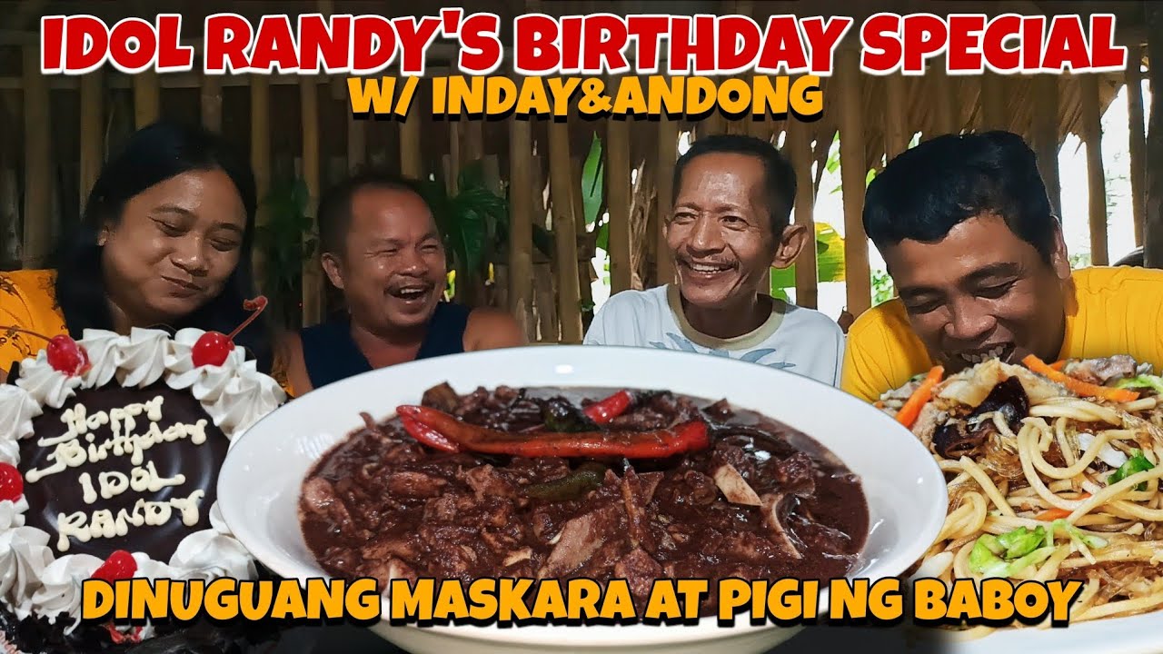 DINUGUANG MASKARA at PIGI ng BABOY / Idol Randy's birthday special with ...