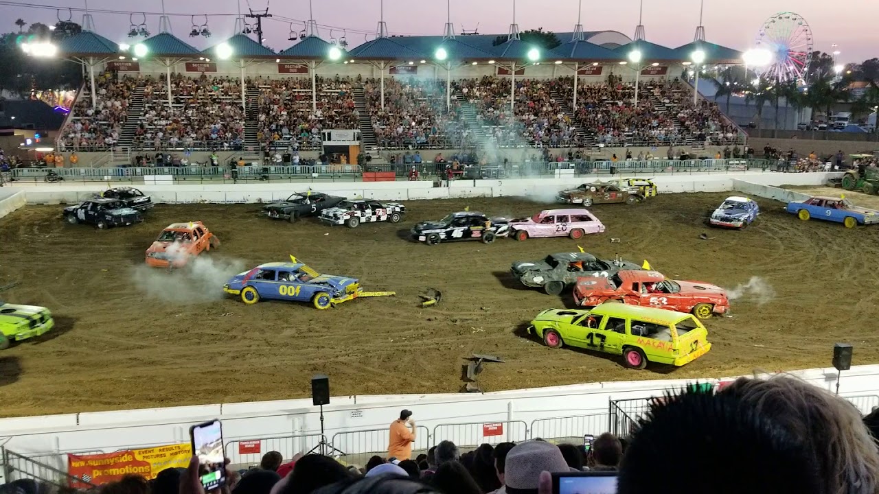 2018 OC Fair Demolition Derby Last day (4/5) - YouTube