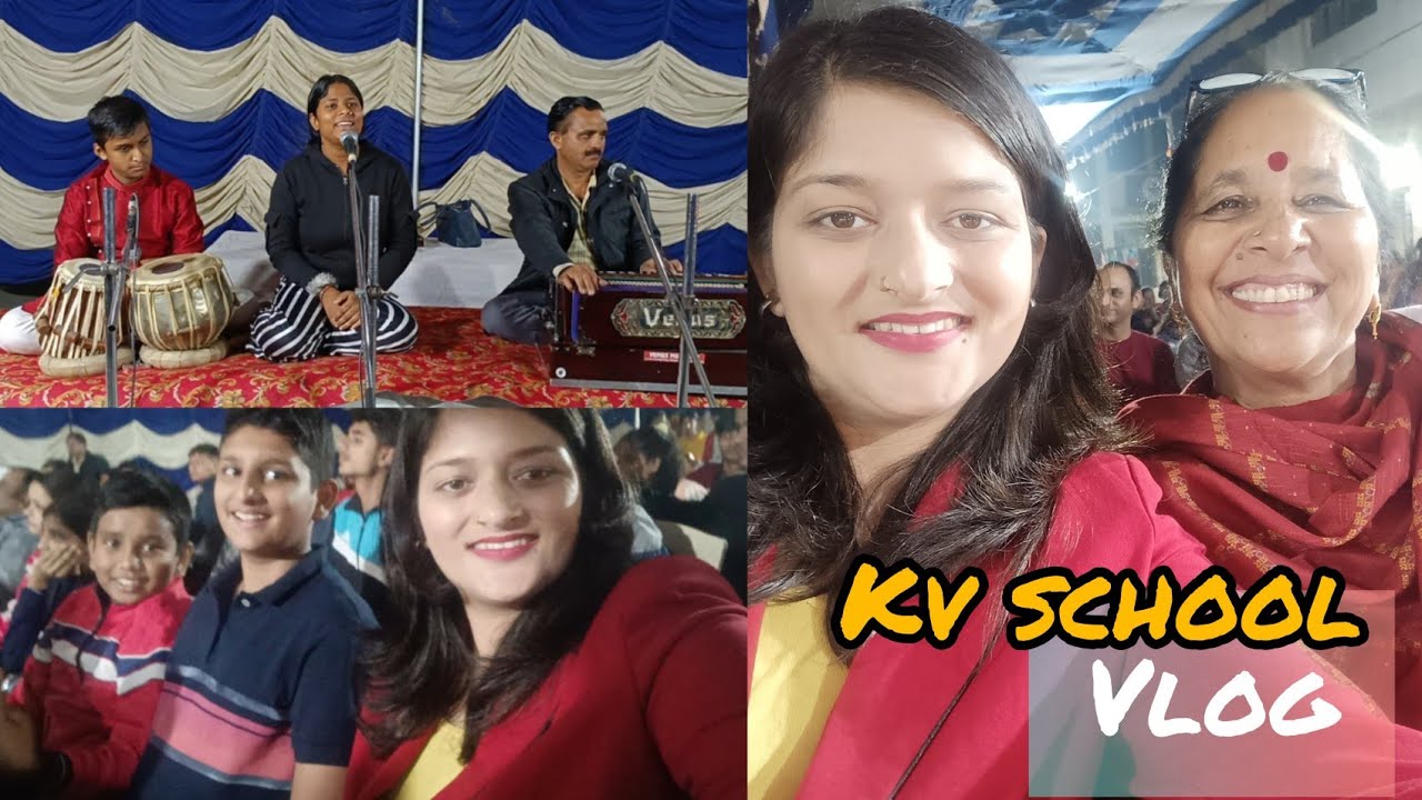#dailyvlog : kv school main cultural evening🌼🌼 । dehradun। kya talent ...