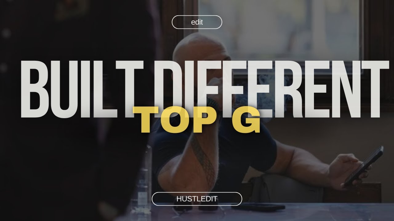 Andrew Tate /Built Different/ #edit #motivation #success #mindset #topg ...