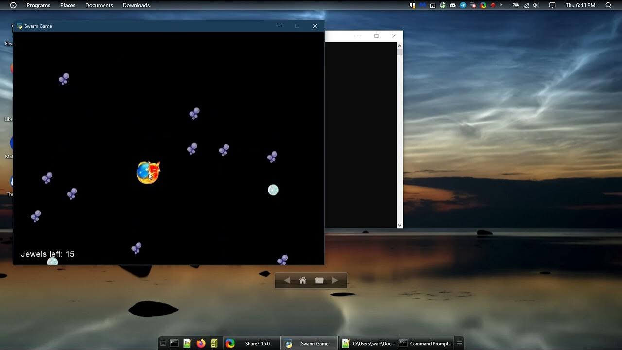 Swarm Game - A simple bullet-hell game made with Python Arcade - YouTube