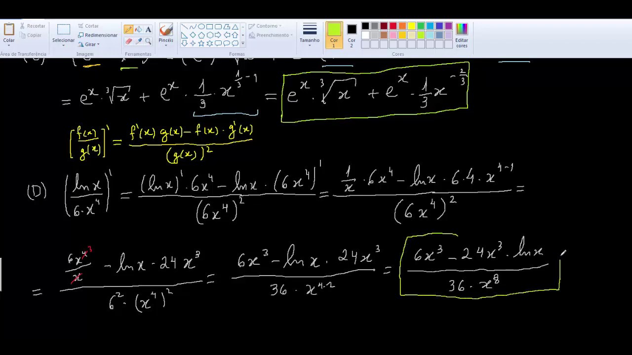 04 - Cálculo Diferencial e Integral - Regras de derivação - YouTube
