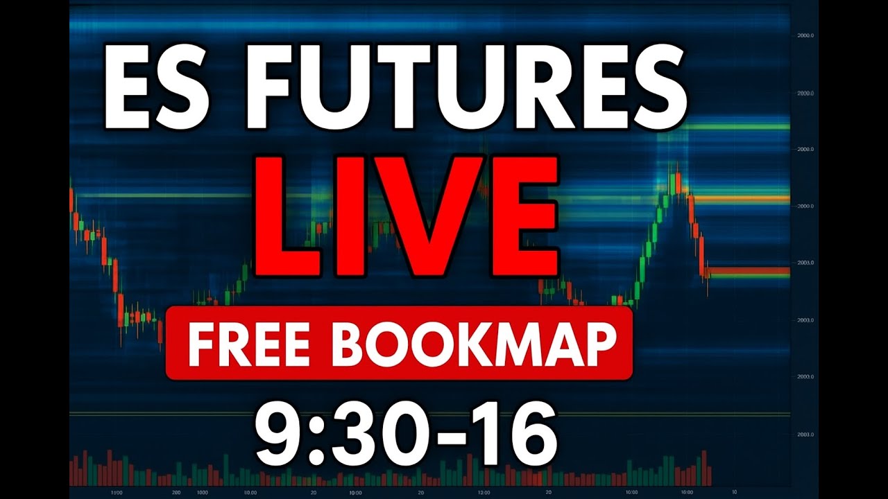 SP500 ES FUTURES | BOOKMAP LIVE | Liquidity & CVD - YouTube