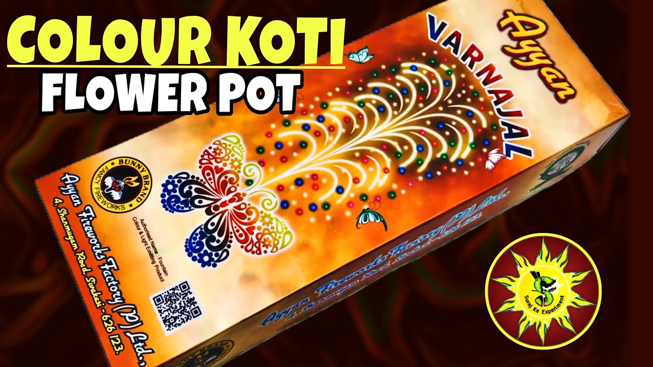 REAL COLOUR KOTI ANAR • VARNAJAL • Ayyan Fireworks • Crackers Testing ...