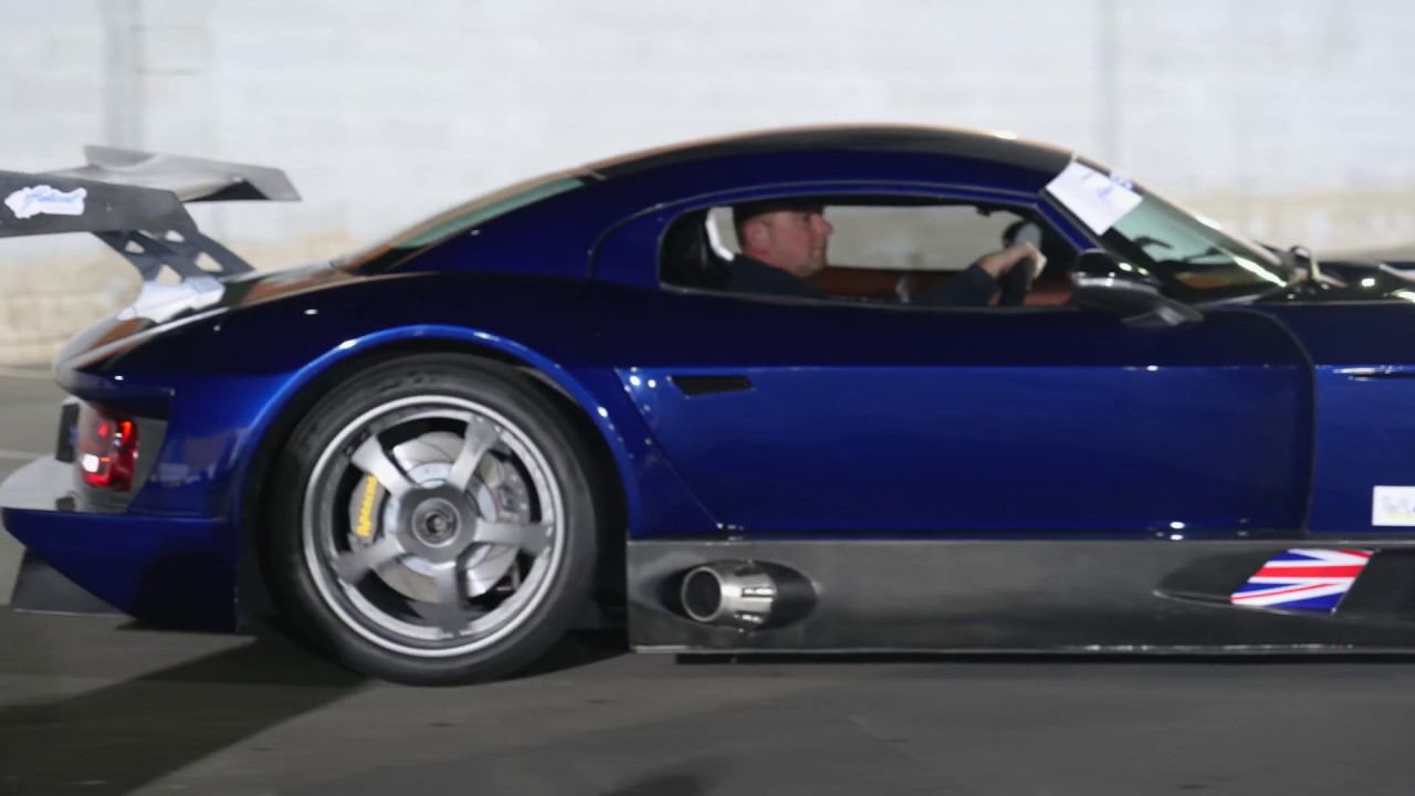 🇬🇧 TVR Speed 12 and Nissan Skyline R34 Leaving SEMA 2019 🇯🇵 - YouTube