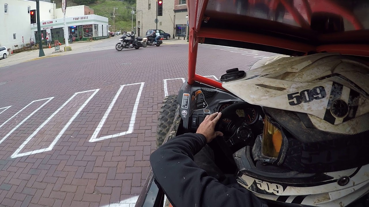 X3 Maverick Rolling Through Deadwood During The Sturgis Rally 18 Youtube