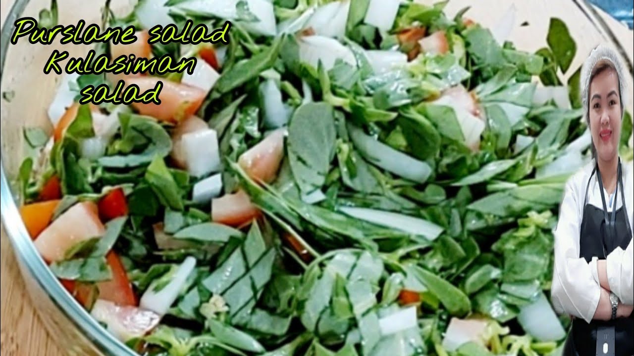 HOW TO MAKE PURSLANE SALAD || Paano Gumawa ng kulasiman salad Pinoy ...