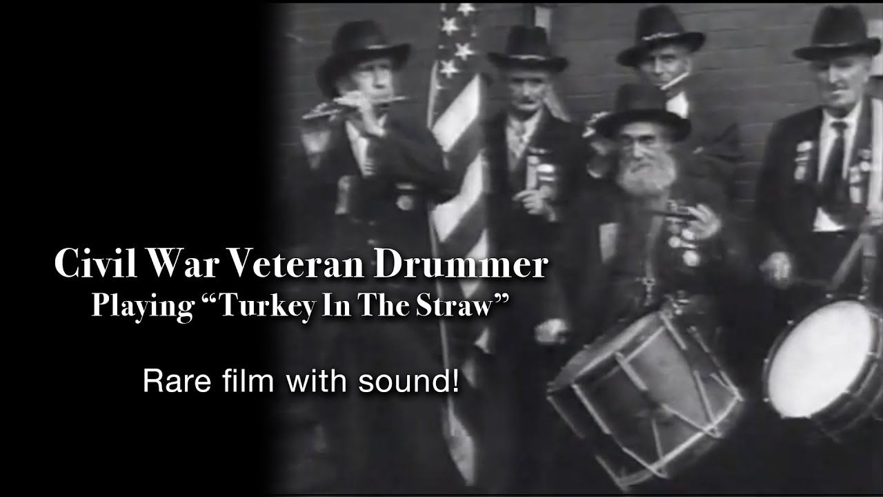 Civil War Veteran Drummer, RARE, Film with Sound! - YouTube