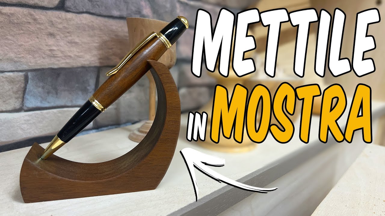 Come costruire un espositore e una penna in legno massello ...