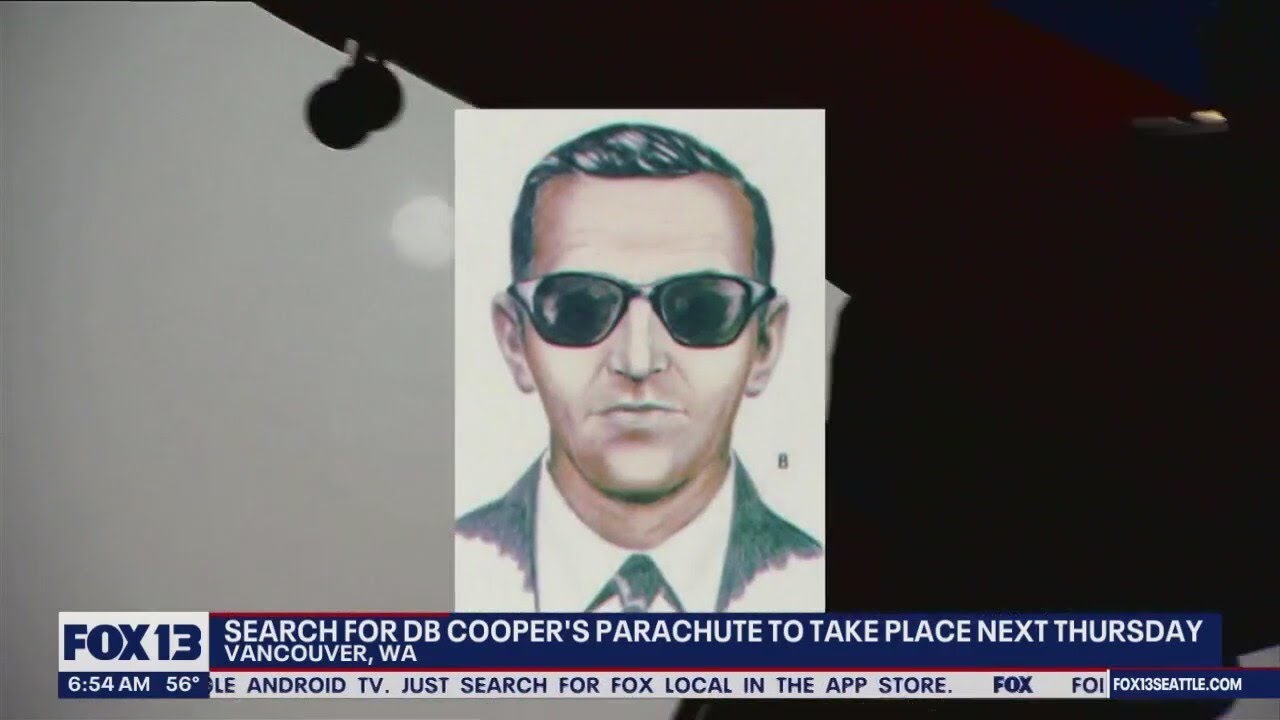 Search for DB Cooper's parachute to take place next week - YouTube