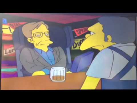 Steven Hawkings and Homer Simpson - YouTube