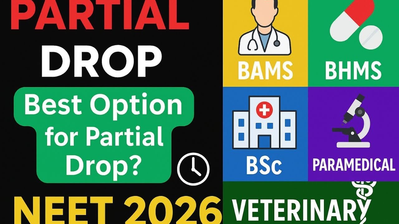 Drop + College ? BSC ️ BEST COURSE For NEET 2026 partial droppers # ...