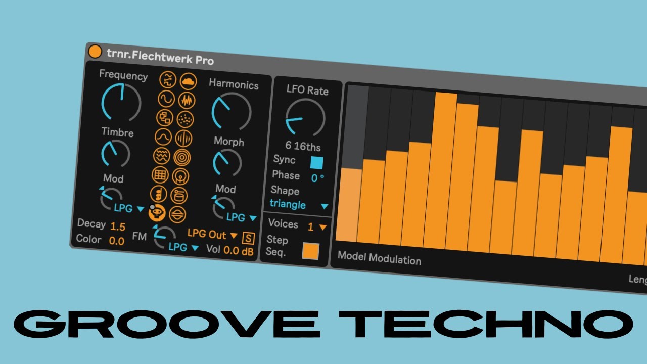 Groovy Techno w/ Flechtwerk Pro (Ableton Plugin) - YouTube
