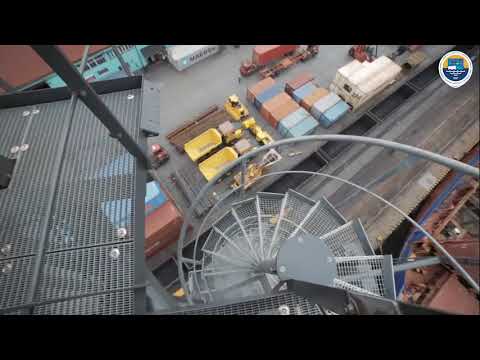 Портальный кран LIEBHERR LPS 420 - YouTube