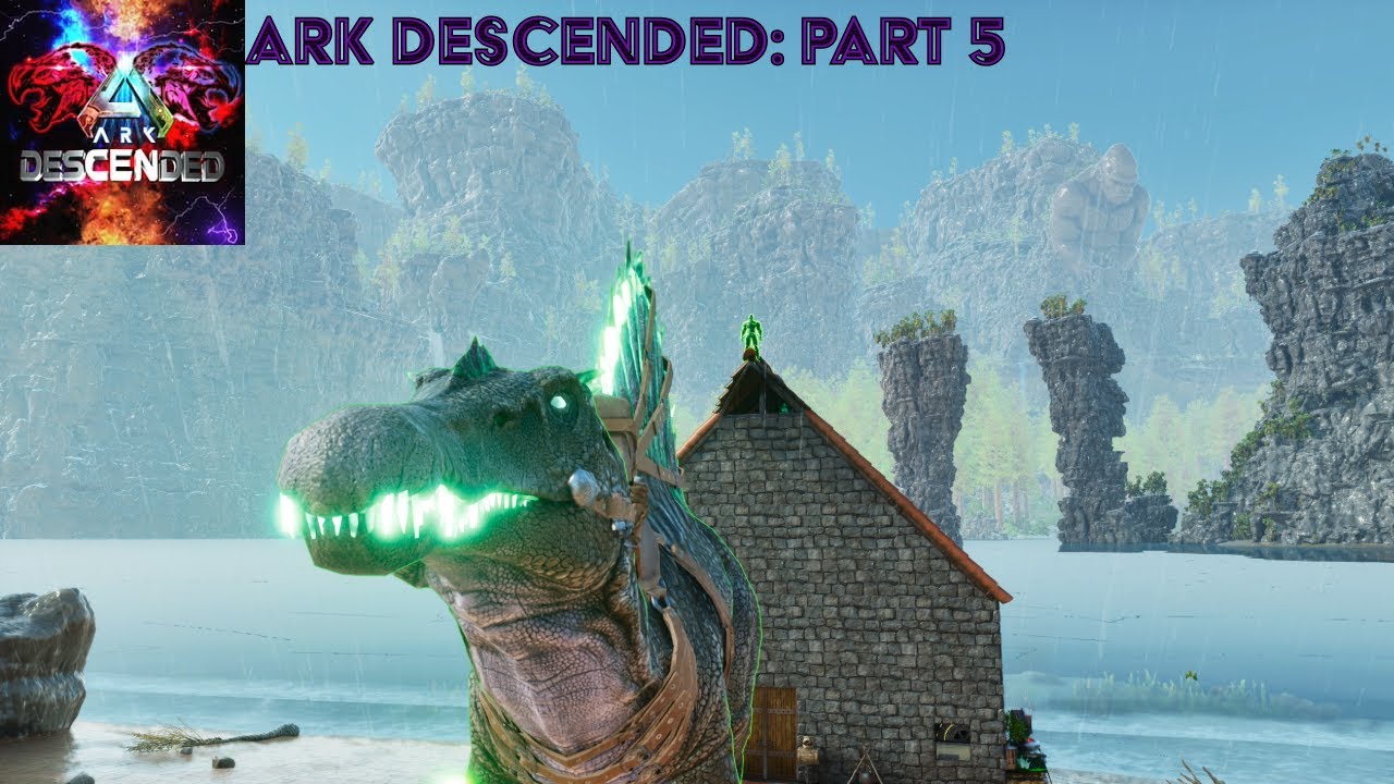 Ark Descended Part 5 Moving to the unreal dinos :D - YouTube