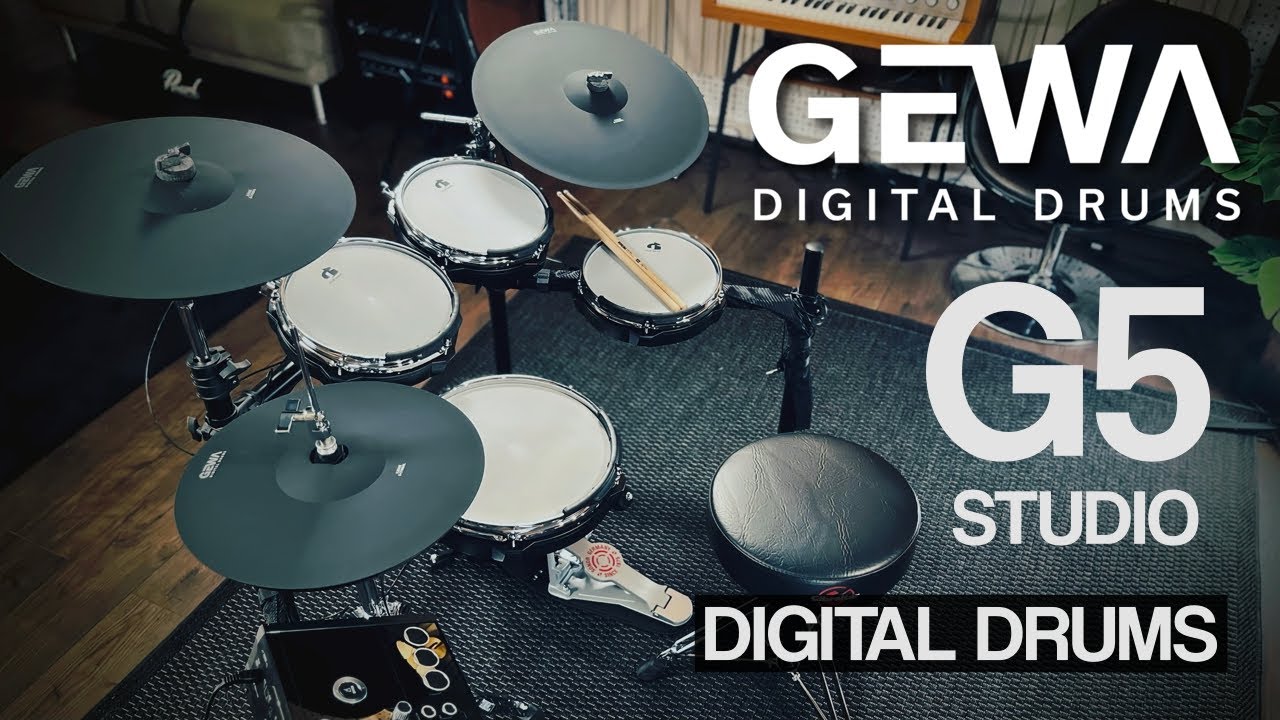 Gewa G5 Studio electronic drums first contact at Spytunes Recording ...