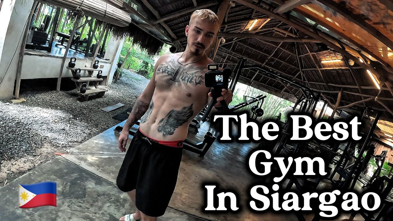 🇵🇭 THE BEST GYM IN SIARGAO! 🇵🇭 Chest, Shoulders, Triceps & ABS Workout ...