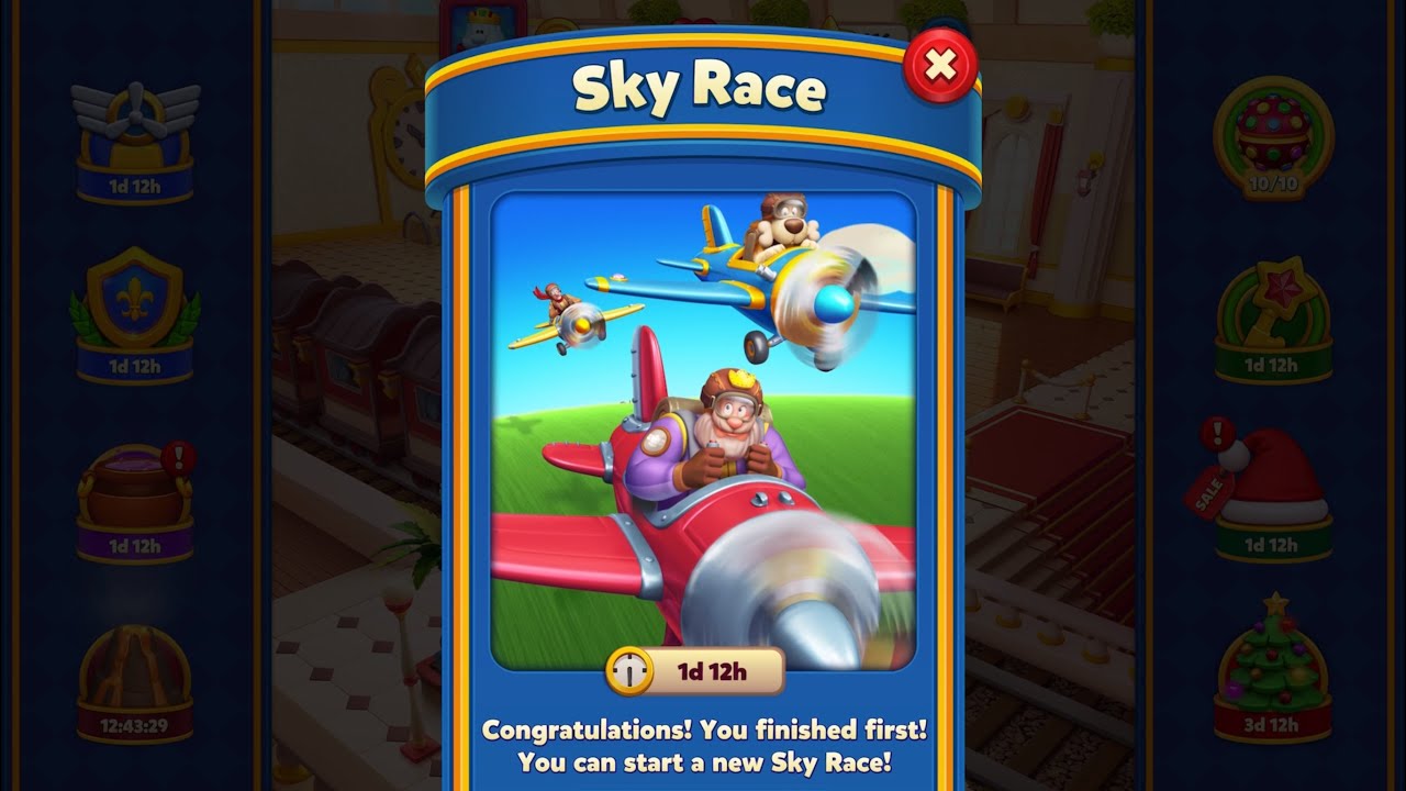 Royal Match - King Robert - Sky Race (Level 1217 to Level 1231) - YouTube