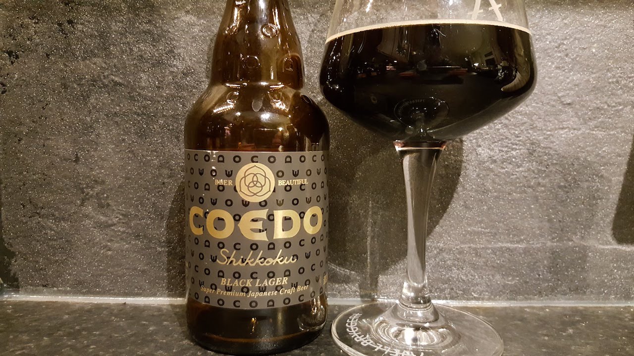 (4K) Coedo Shikkoku Black Lager By Coedo Brewery Japanese Craft Beer ...
