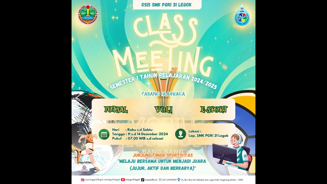 CLASS MEETING SMK PGRI 31 Legok - YouTube