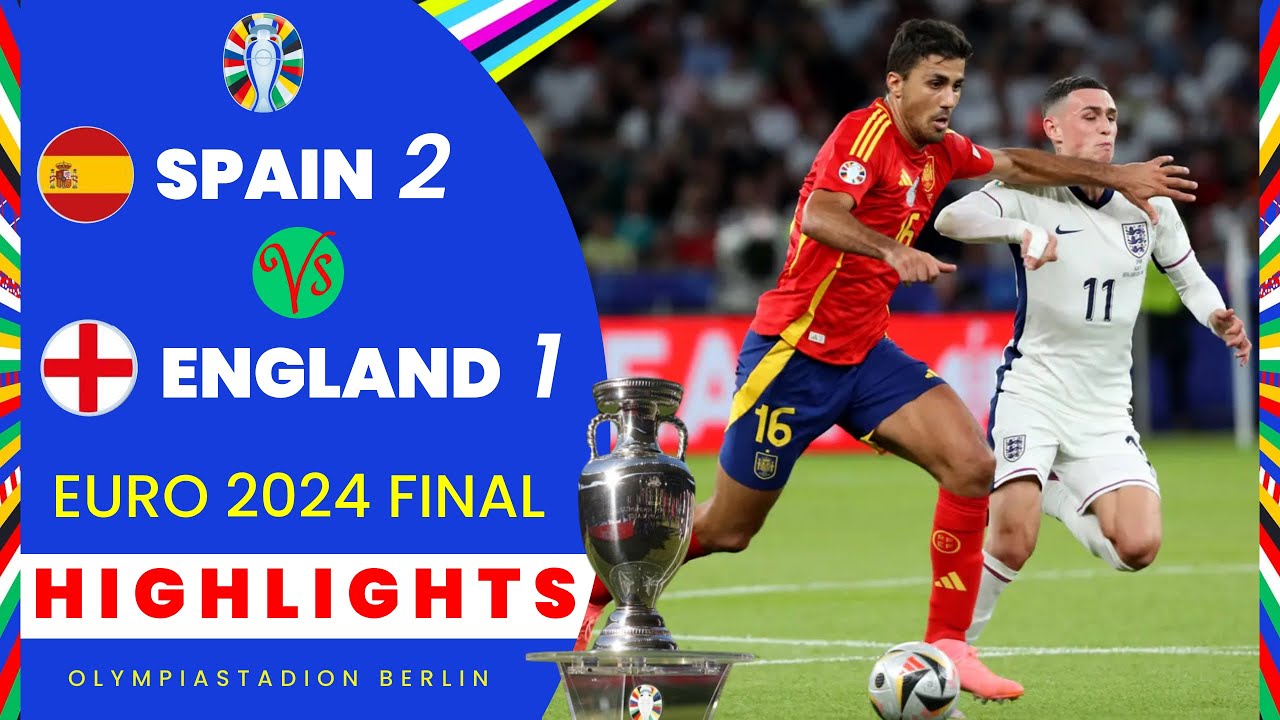 Spain vs England 2-1 | EURO 2024 Final Highlights - YouTube