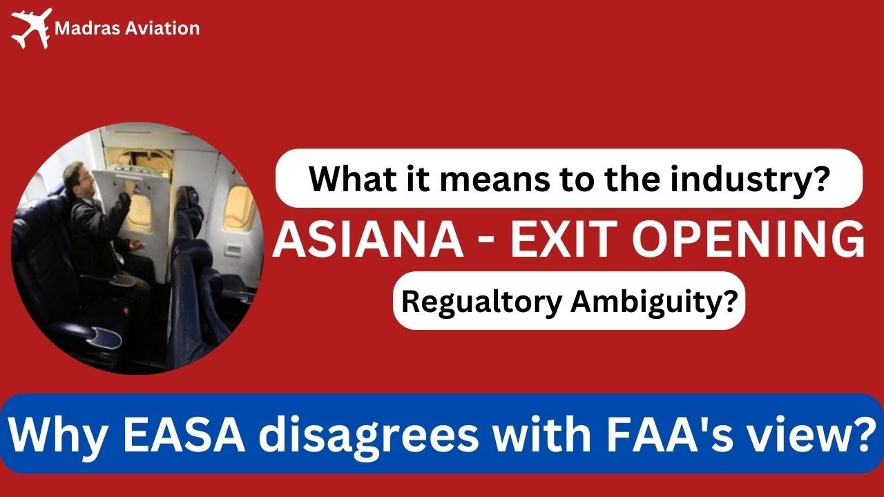 Exit row seating | Asiana | Regulation | Aircraft | EASA | FAA ...