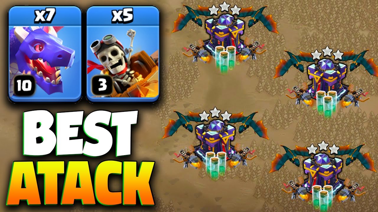 Th15 Dragon & Dragon Rider Attack With 6 Invisible - Best Th15 Attack ...