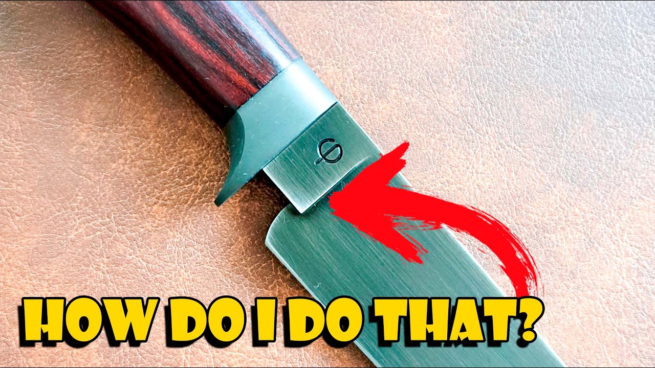 Making a slide with "Negative Ricasso" - YouTube