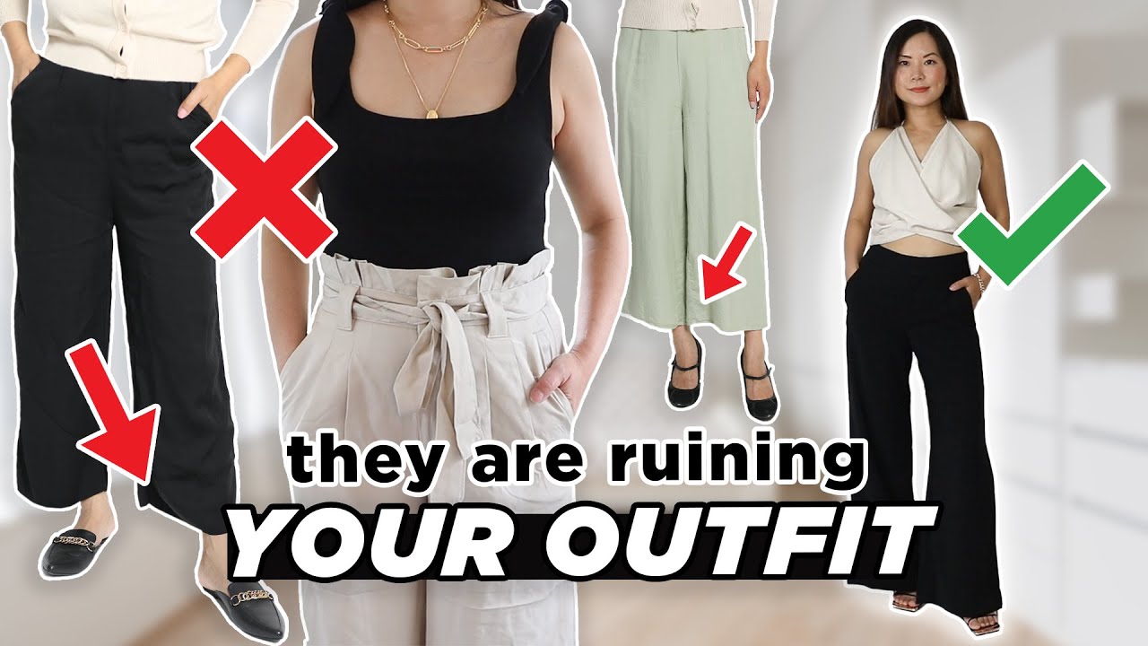 8 Common Mistakes with Wide Leg Pants and How to Fix them - YouTube