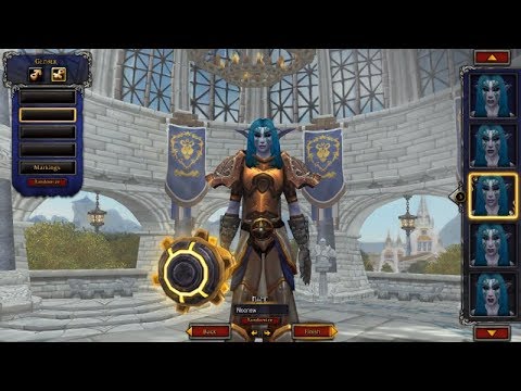 Night Warrior Customization - Night Elf Dark Eyes - Tides of Vengeance ...