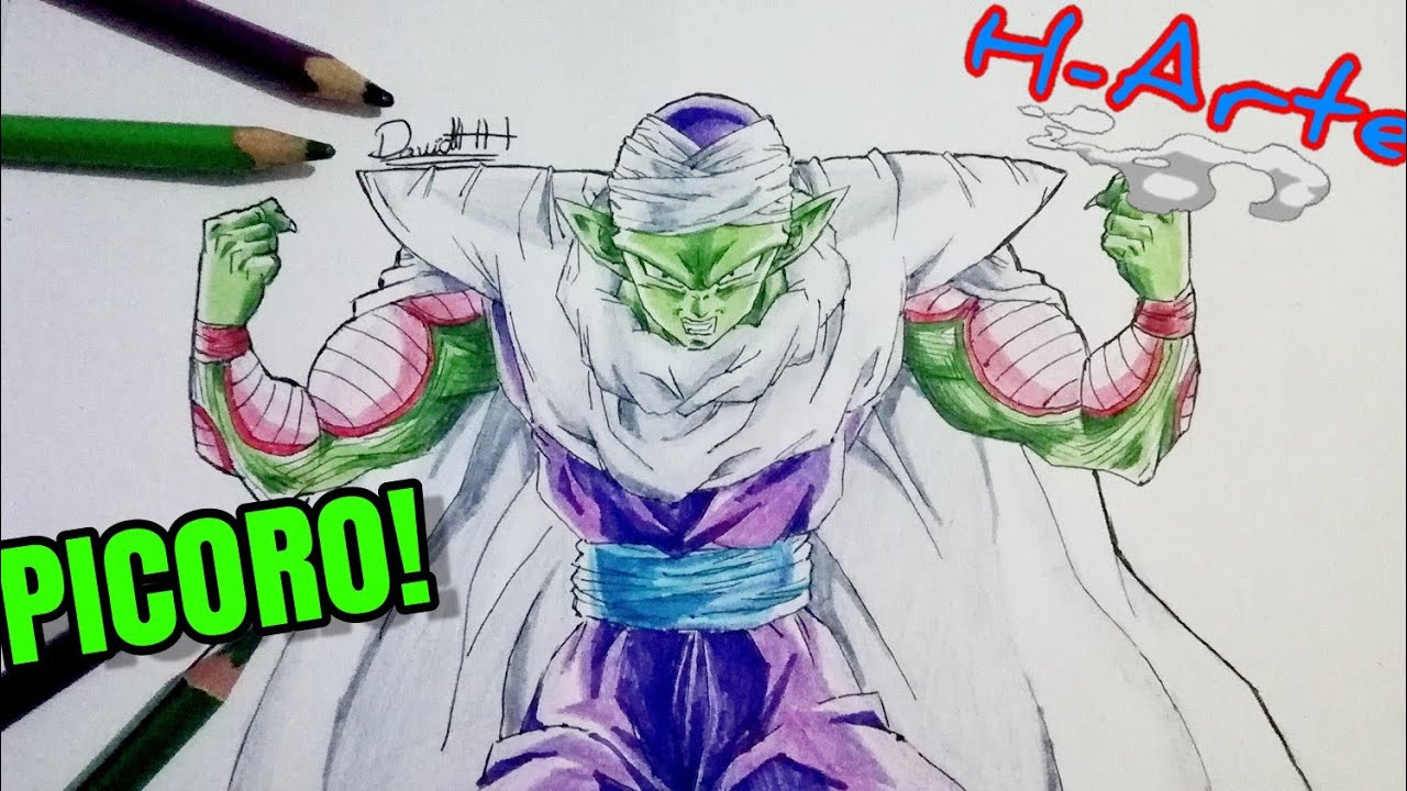 Como dibujar a Picoro/piccolo. Paso por paso - 👌 - YouTube