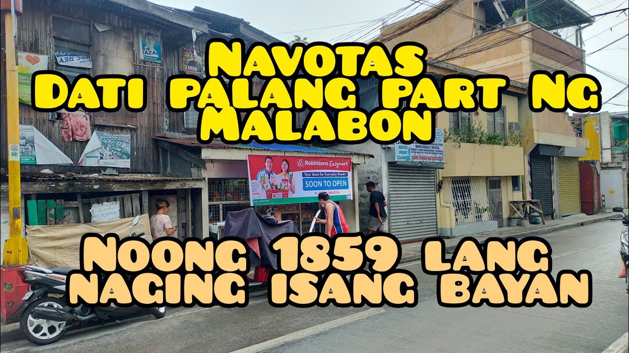 Navotas dati palang part Ng Malabon.#House2House Tarpauline installation Robinsons Easymart ...