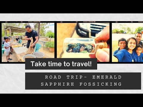 Queensland Outback RoadTrip -  Emerald - Pats Gem Fossicking - Miner Heritage