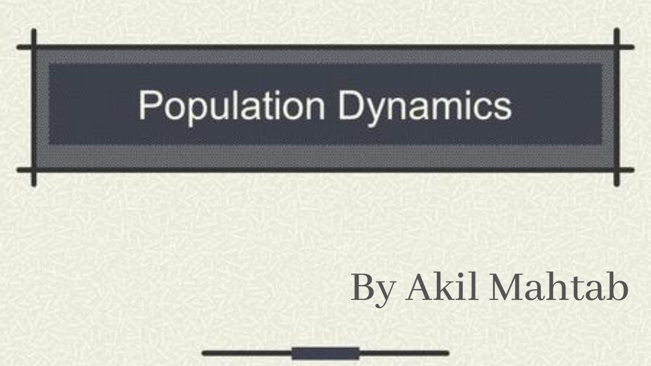 Population_Dynamics_Chap_4: Model for Interacting Population - YouTube