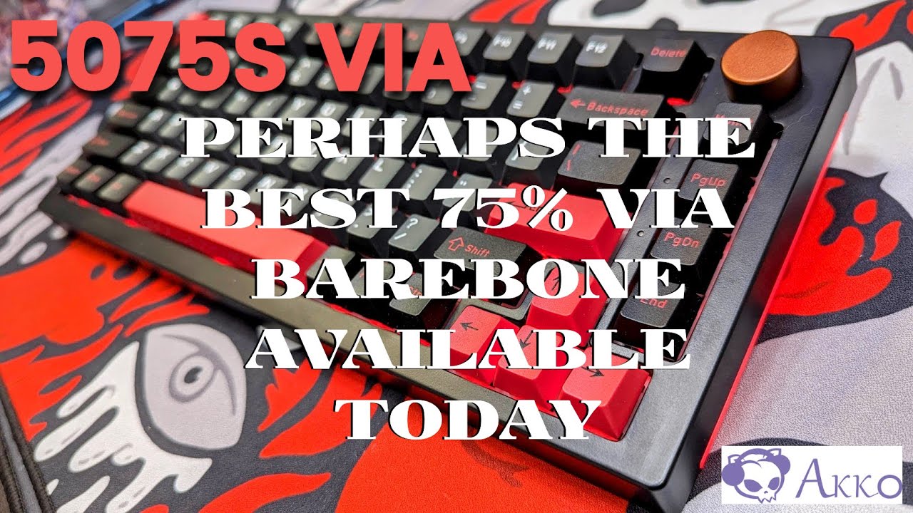 Akko 5075S QMK/VIA keyboard. Best budget open source plastic keyboard ...