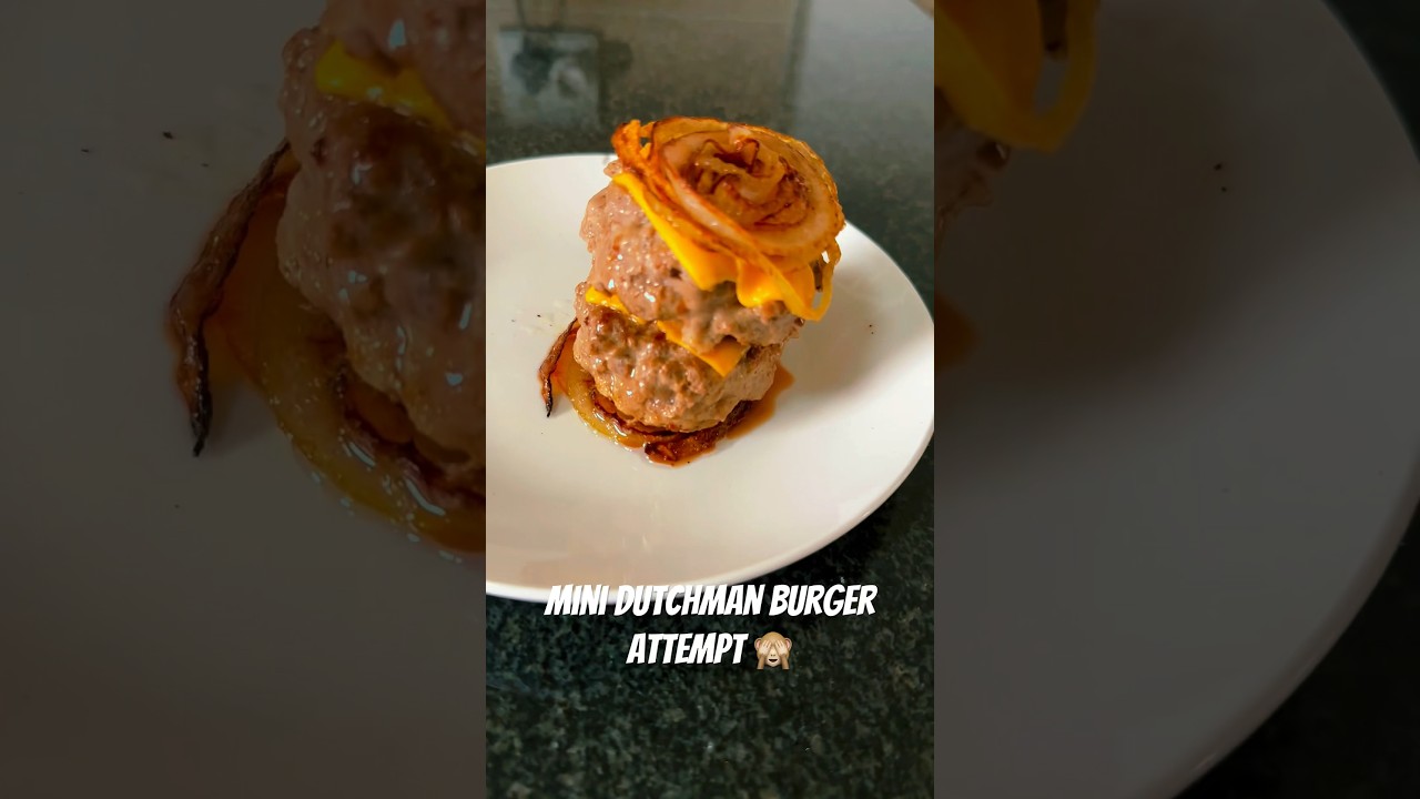 Mini Flying Dutchman burger attempt - YouTube