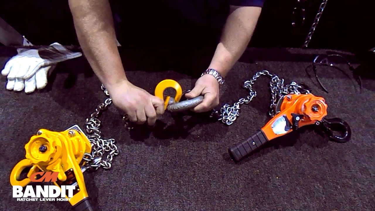CM Bandit Hoist - Larger Hook Throat Opening (Canadian Version) - YouTube