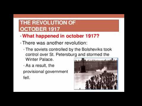 Russia after October Revolution 1917 - YouTube