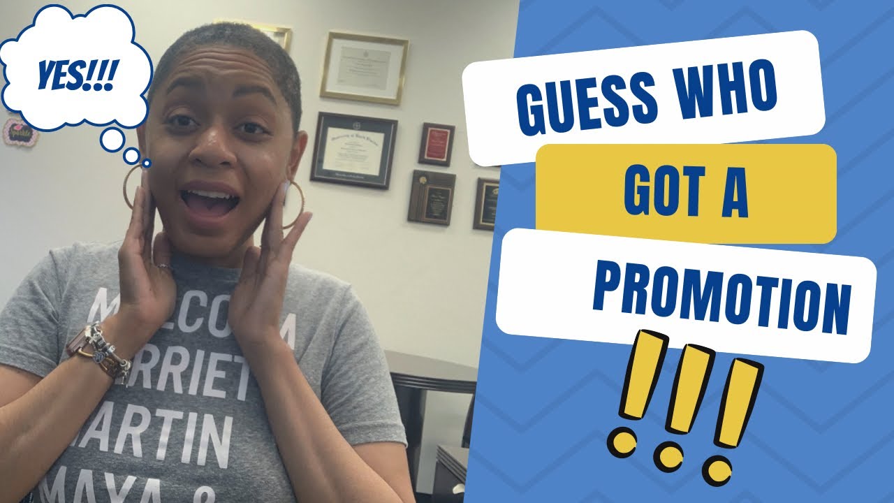 Guess Who Got A Promotion?!!#promotion#jobs - YouTube